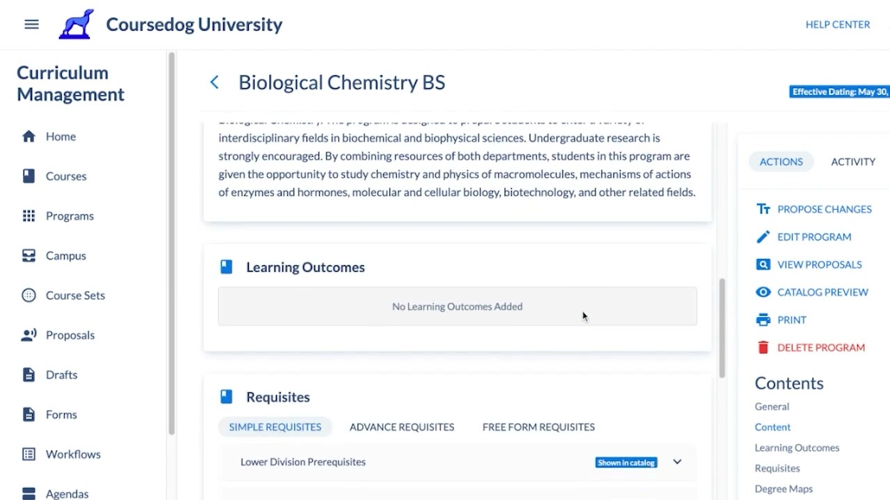 Curriculum & Catalog Solution | Coursedog