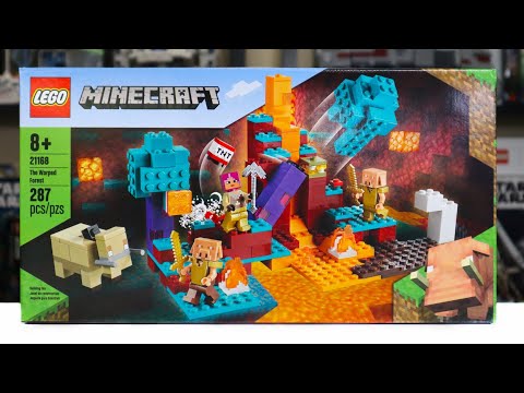LEGO Minecraft 21168 THE WARPED FOREST Review! (2021)