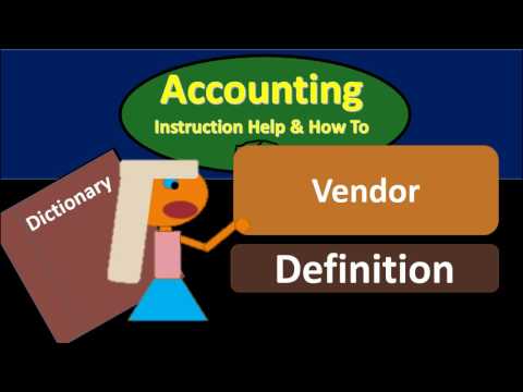 Vendor definition - What is vendor?