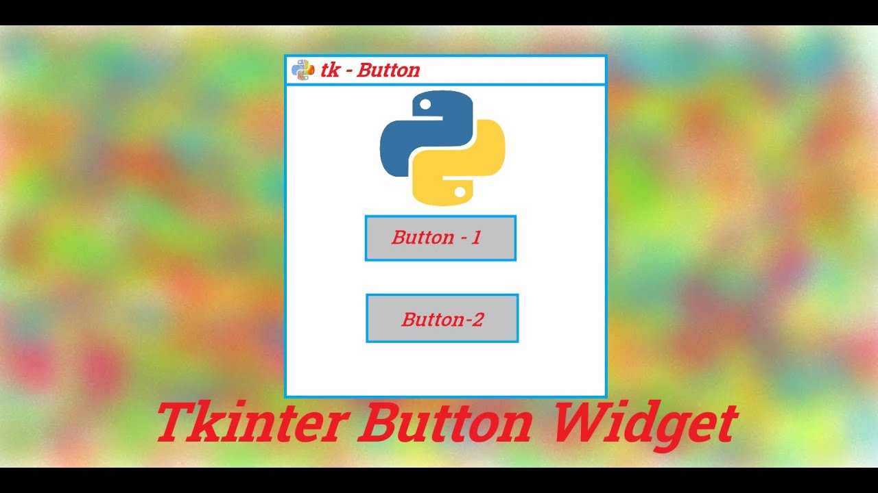 Button Widget and Its Attributes In Tkinter Python In Hindi | Python Tkinter Button Widget In Hindi