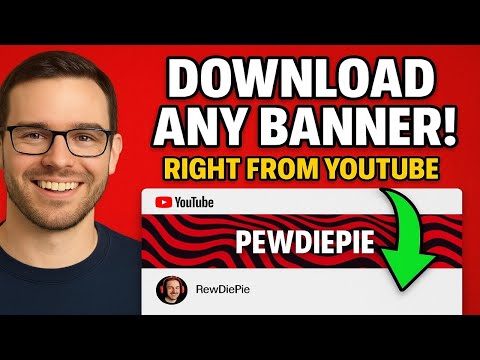 How to download any YouTube channel banner in 1 minute