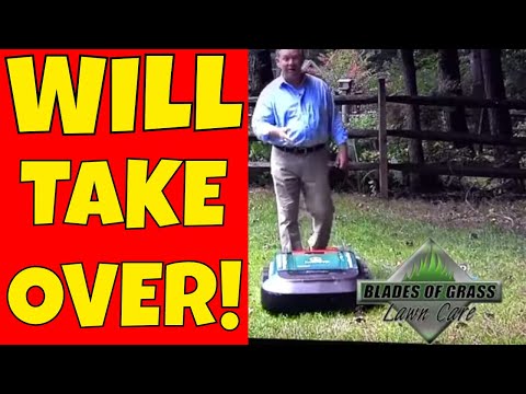 Robotic Lawn mowing ROBOT will take your lawn customers eventually
