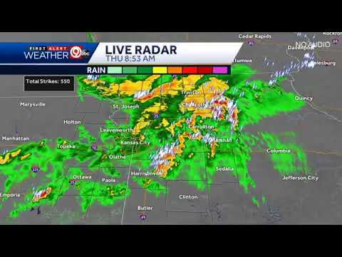 FIRST ALERT LIVE RADAR: Storms are beginning to roll into the Kansas City metro area.
