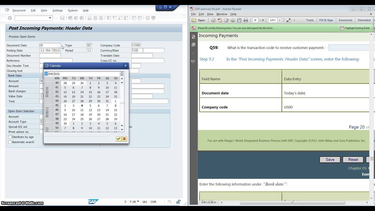 SAP exercise 04 part 3