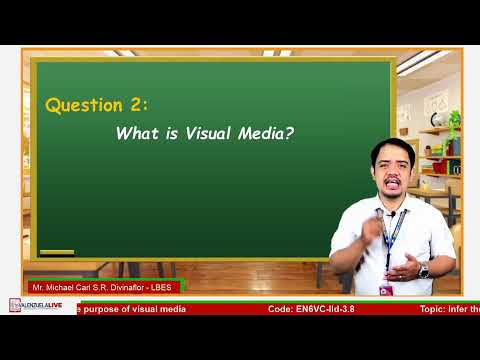 GRADE 6 ENGLISH INFER THE PURPOSE OF VISUAL MEDIA