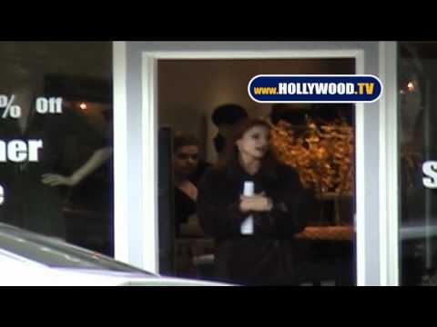 Exculsive: Marcia Cross Shopping in Studio City