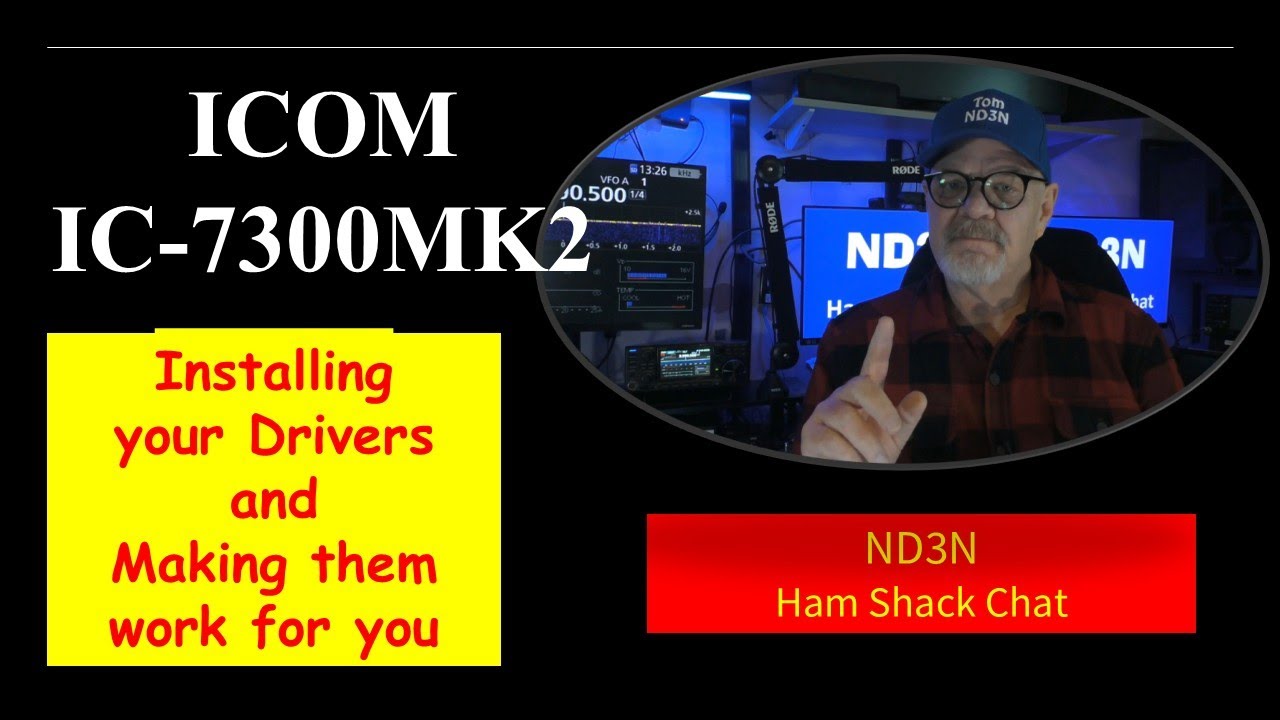 Installing and using drivers for your IC-7300MK2