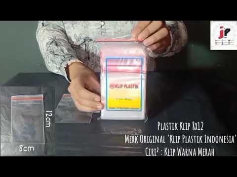 Plastik klip 8x12, merek Original Klip Indonesia
