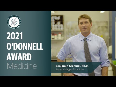 2021 O'Donnell Award in Medicine: Benjamin Arenkiel, Ph.D.