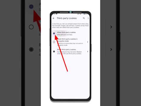 How to Enable Cookies on Google | Chrome Android #shorts #googlechrome #chromesettings #chrome