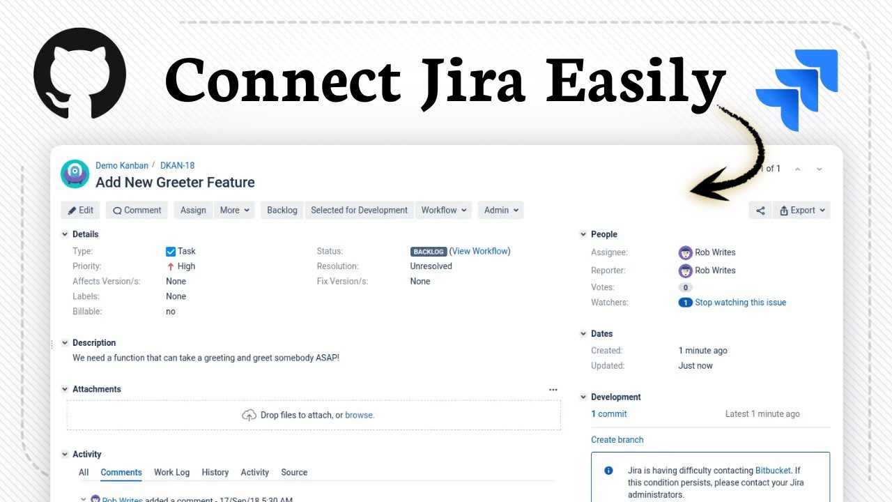 How to integrate Jira with GitHub (Task Tracking Boost)