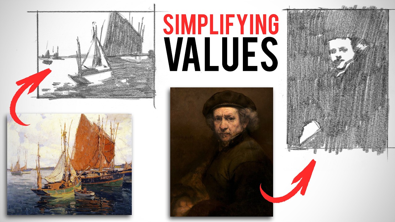 Practice Simplifying Values with Notan Studies