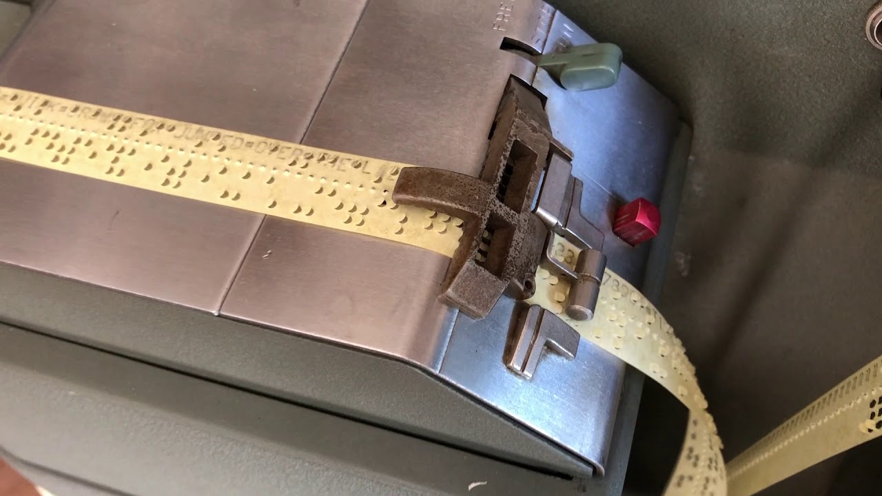 My New Teletype Model 28 ASR - Initial Testing