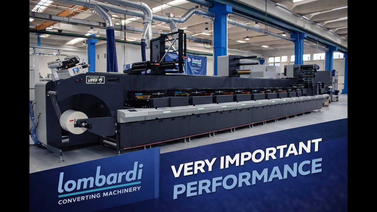 Synchroline Viper – 200 m/min of Very Important PERformance | High-Speed Flexo Printing by Lombardi