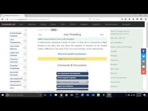Define Critical section in Java multi-threading. | javapedia.net