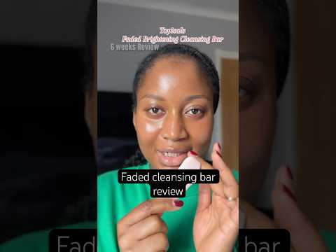 Faded Cleansing bar review. #faded #skincare #brightening #underarmwhitening #underarmbrightening