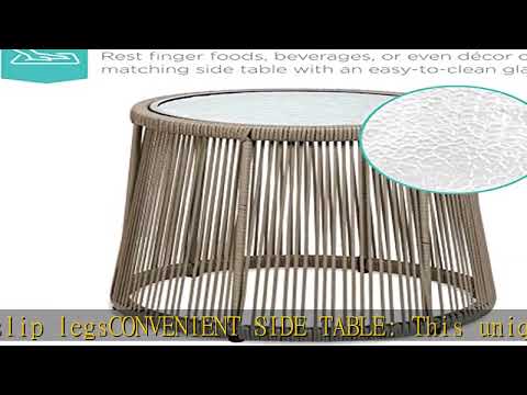 Best Choice Products 3-Piece Patio Conversation Bistro Set, Outdoor All-Weather Wicker Furniture fo