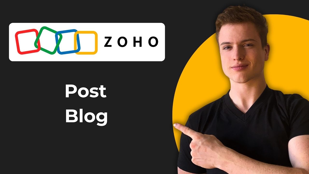 How To Post Blog Using Zoho Sites (Quick Guide)