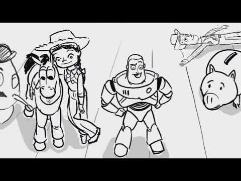 Toy Story 3 deleted scene (rough play)