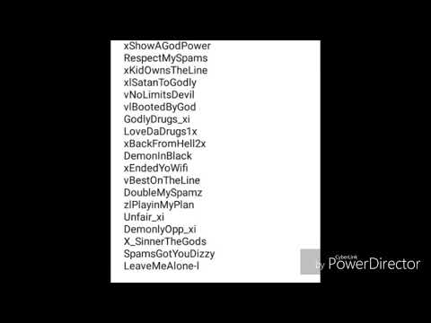 Tryhard gamertags pt2 not taken