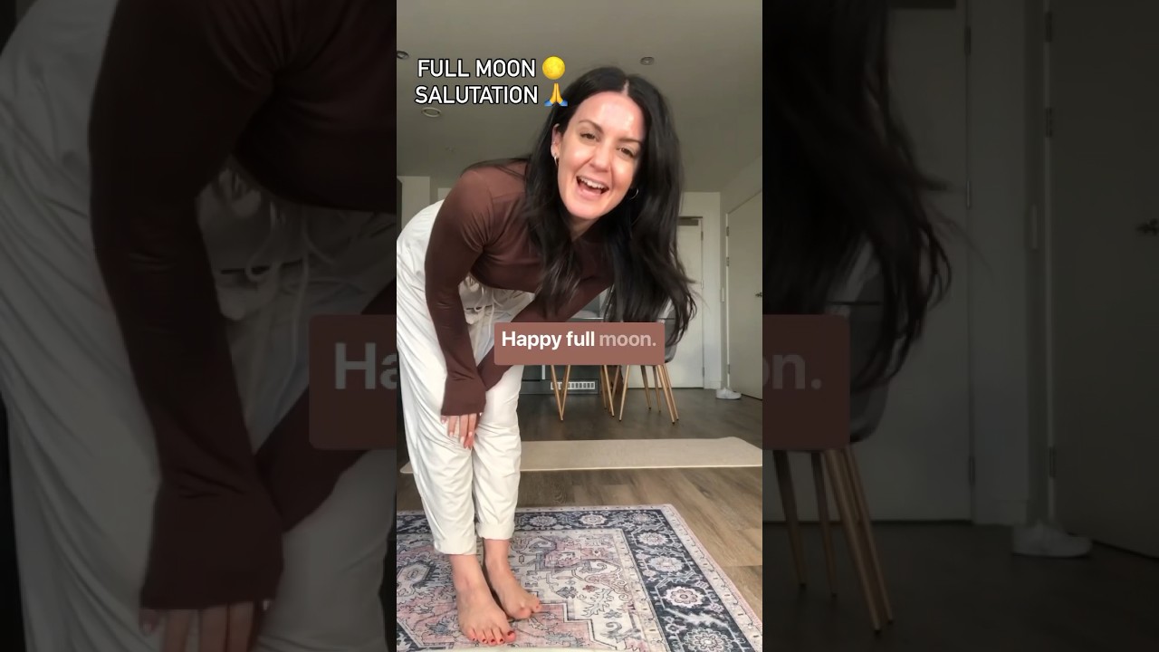 Moon salutation for the full moon 🌕