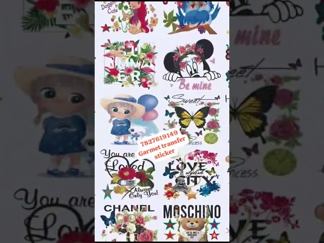 Heat Transfer Stickers - Multicolor HEAT Transfer LABELS Manufacturer ...