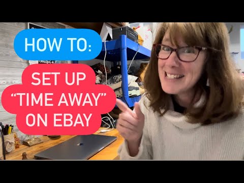 How to Set Up Vacation Time Away Mode on eBay | My Accidental New Favorite Honey Hole Bins Store