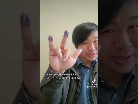 How to count in base 2 on your fingers