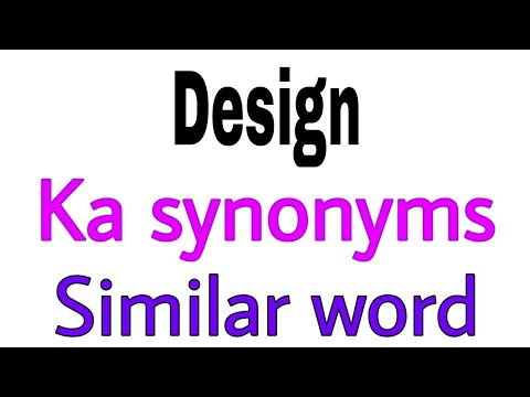 Synonyms of Design | Design ka synonyms | similar word of Design | synonym of Design