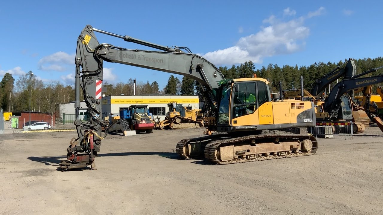 Grävmaskin Volvo EC210CL, Växjö, Klaravik auktioner