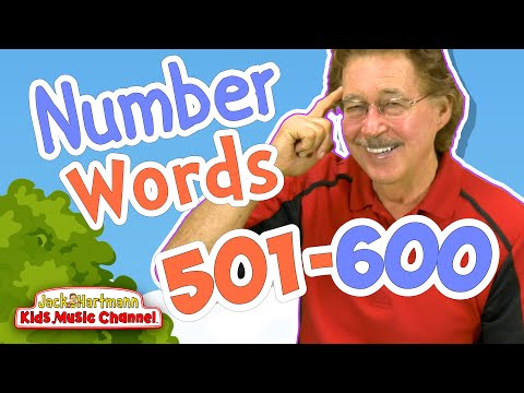 Number Words | 501-600 | Jack Hartmann