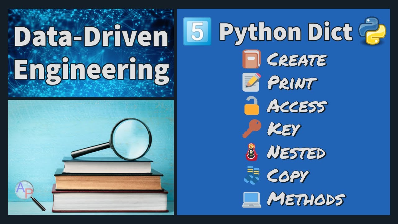 Python Dictionary for Data-Driven Engineering