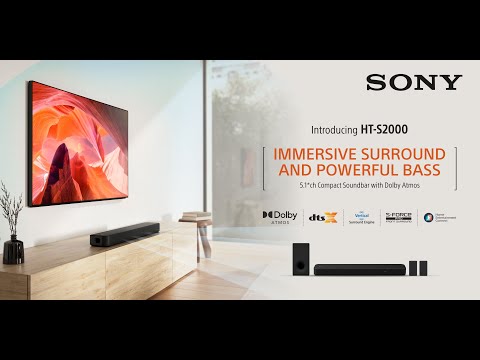 Buy SONY HT-S2000 Dolby Atmos Home theatre, Subwoofer, Powerful bass ...