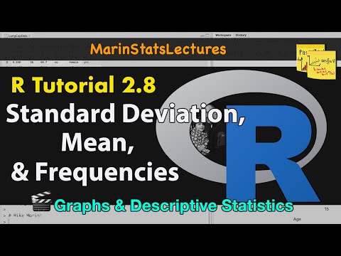 How to Calculate Mean; Standard Deviation; Frequencies in R ...