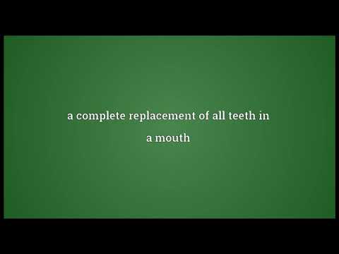 Denture Meaning