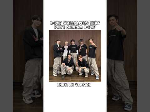 Kpop wallpapers that don’t scream Kpop #enhypen #engene #kpopgroup #kpop #wallpaper #boyband