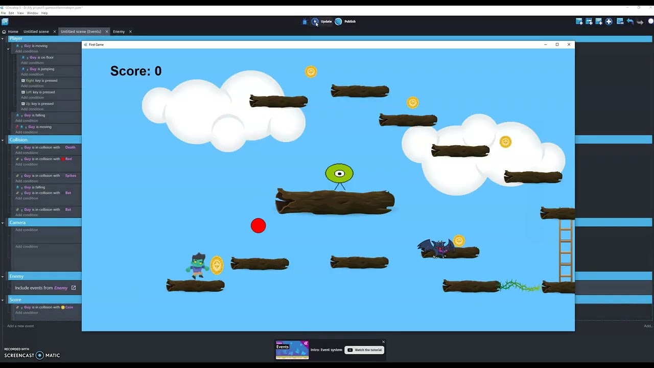 Gdevelop Platform Tutorial #7