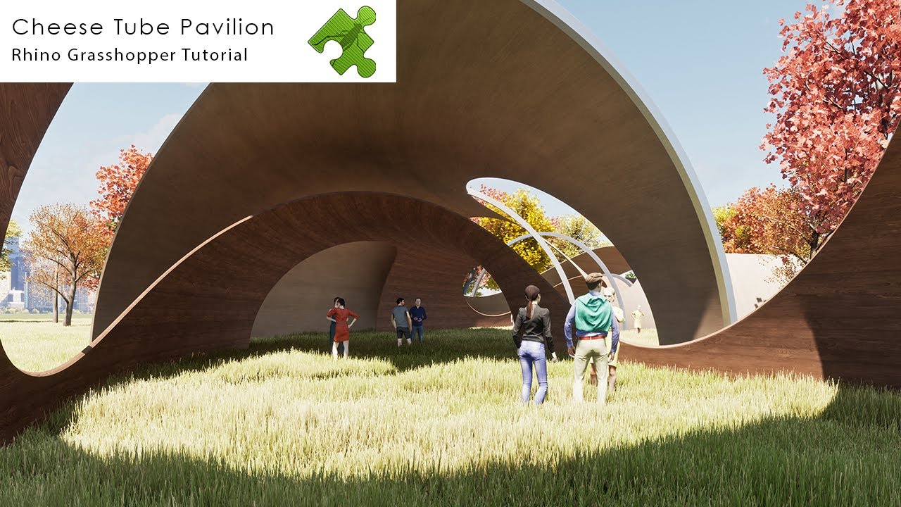 Cheese Tube Pavilion Rhino Grasshopper Tutorial
