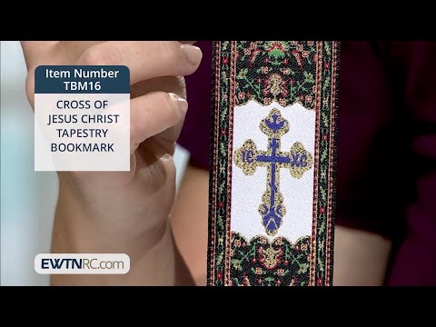 TBM16_CROSS OF JESUS CHRIST TAPESTRY BOOKMARK