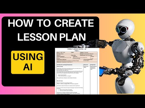 HOW TO CREATE LESSON PLAN USING AI (ARTIFICIAL INTELLIGENCE) TOOL