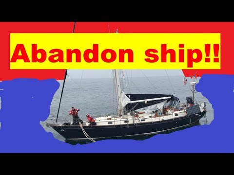 Abandon ship MIRACLE 150nm from sailing circumnavigation, SV Kelaerin, lost & found