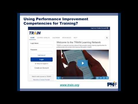 Introducing the Competencies for Performance Improvement Professionals in Public Health