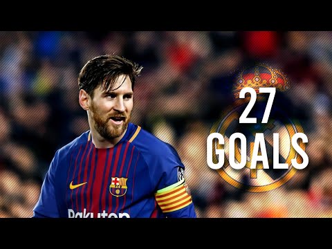Lionel Messi All Goals in Real Madrid (El-Clasico)