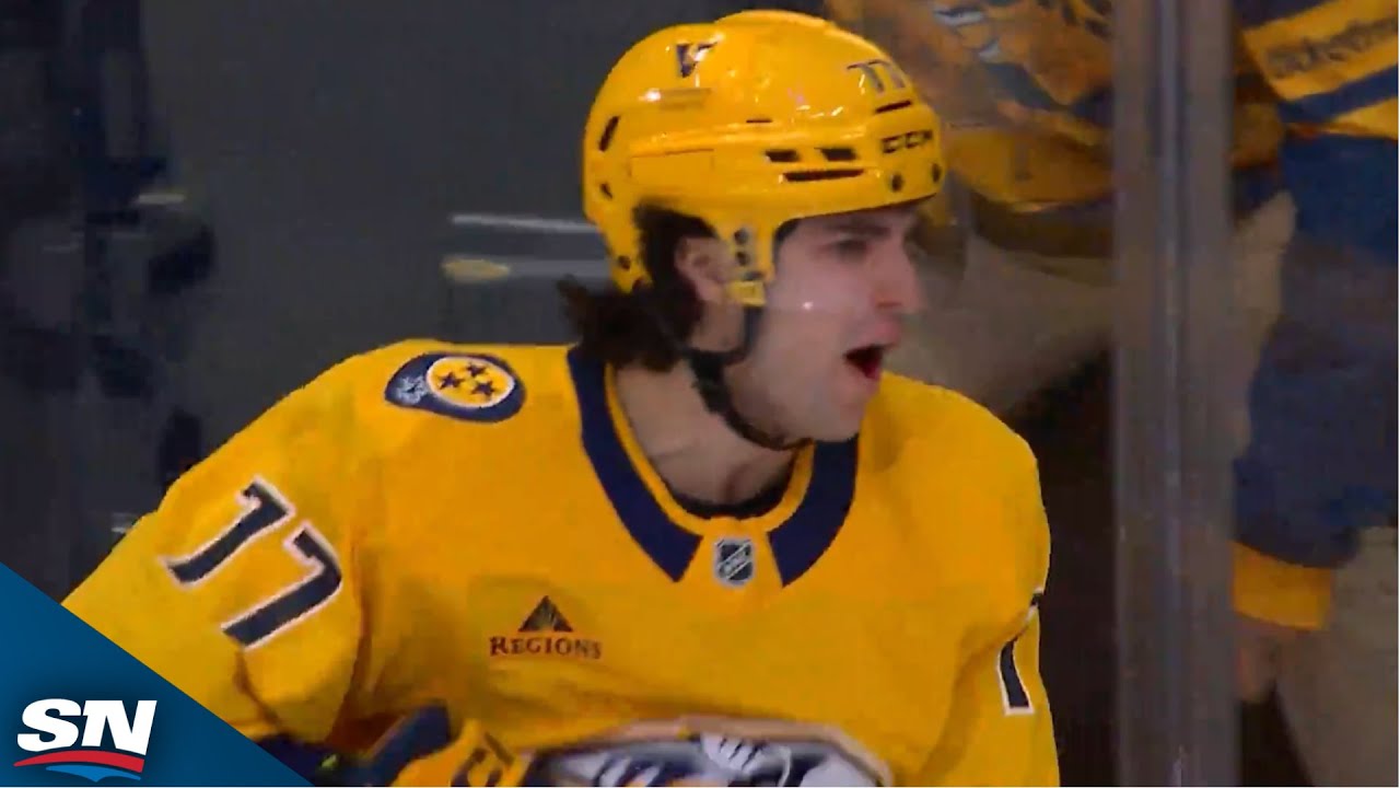 Predators' Luke Evangelista Makes Unreal Move And Finishes On The Backhand