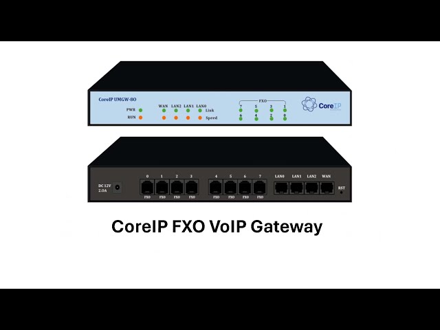 Voip Gateway - CoreIP UMGW 08 FXO Media Gateway/VoIP Gateway for Epabx System/IP PBX System ...