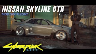 Checking out the Nissan Skyline GTR at Cyberpunk 2077 Nexus - Mods and ...