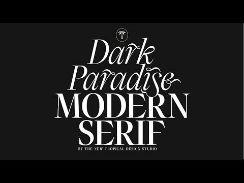 Dark Paradise Modern Serif Font Free Download