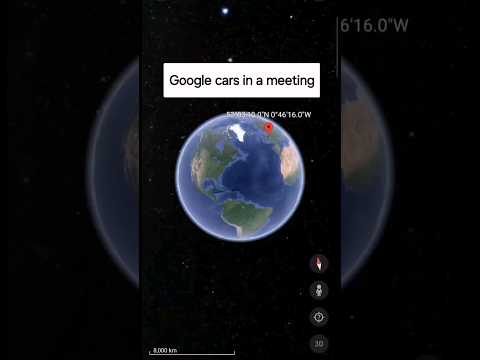 Caught Google cars on Google Earth | Google Maps π #music #ambient #song