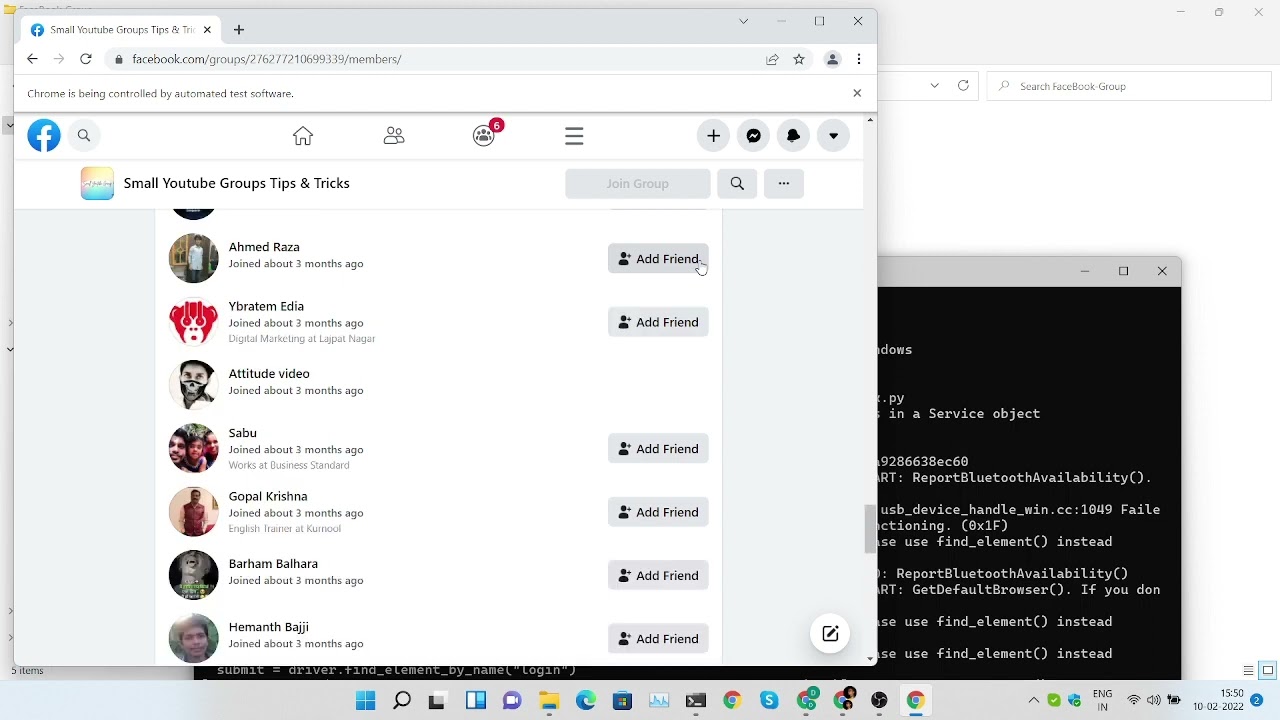 How to Scrape Facebook Group UserID With Python Automation