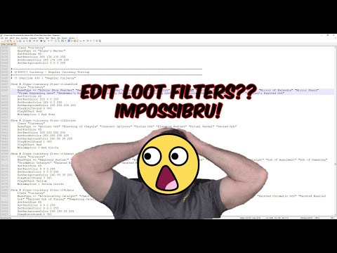 Path of Exile: Editing Your Own Loot Filter (Text-Based)